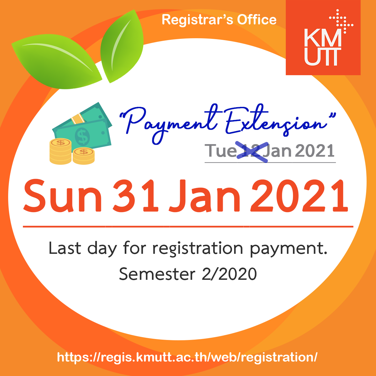 กำหนดการลงทะเบียนเรียนออนไลน์ 2/2563 - Creative Media KMUTTCreative Media KMUTT